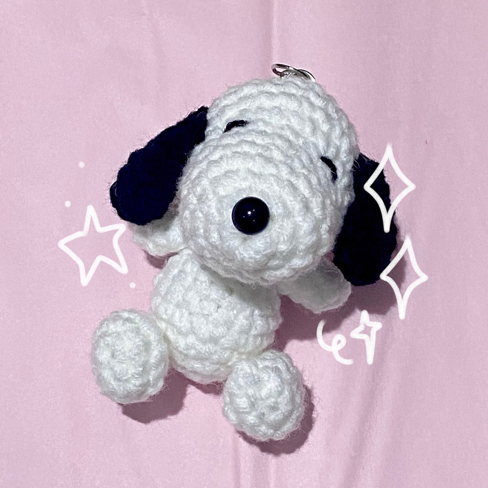 Crochet Plush Peanuts Snoopy Keychain / Pocket Pal - Etsy Canada