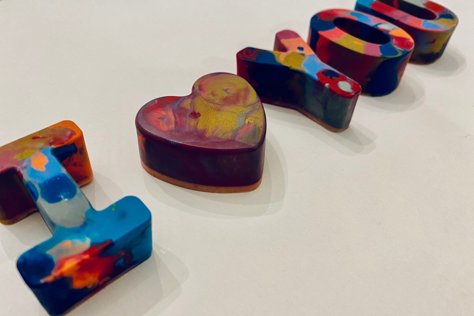 I LOVE YOU Custom Crayons Personalized Crayons-birthday Gift | Etsy