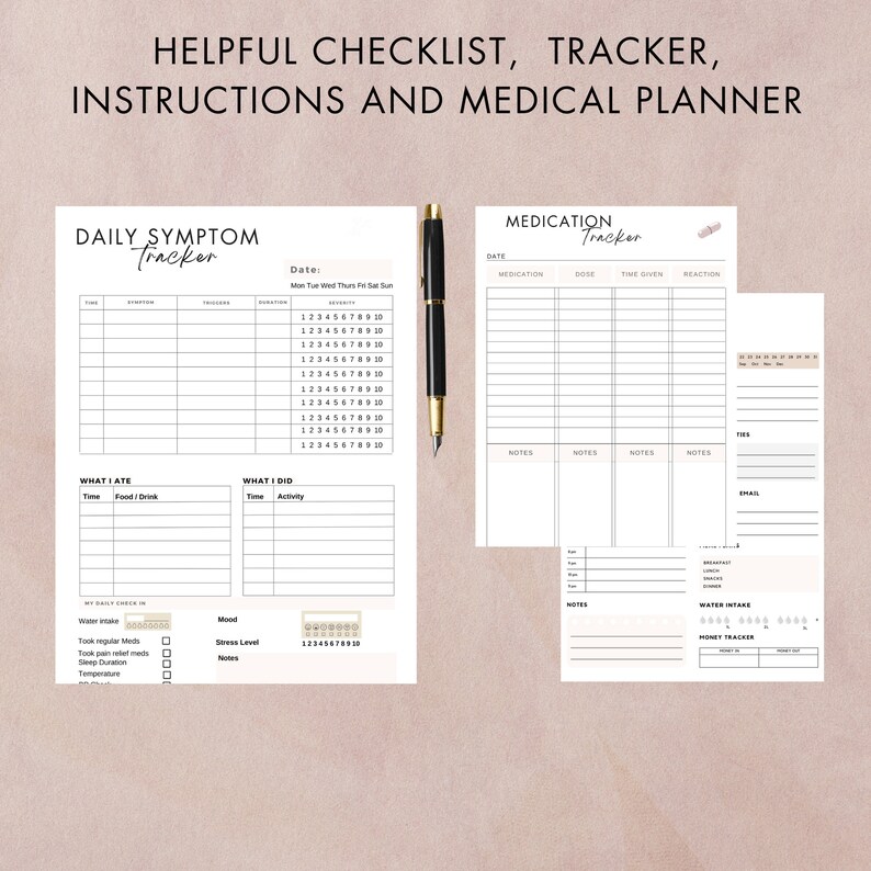 Medical Planner Printable | Health Care Planner Binder | Wellness ...