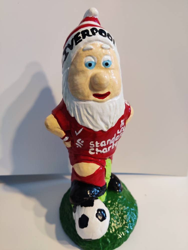 Footballer Garden Gnome - Etsy UK