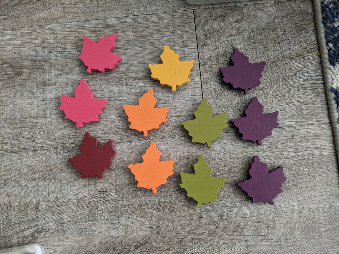 Fall/autumn Big Leaves - 2 Inches Magnets - Etsy