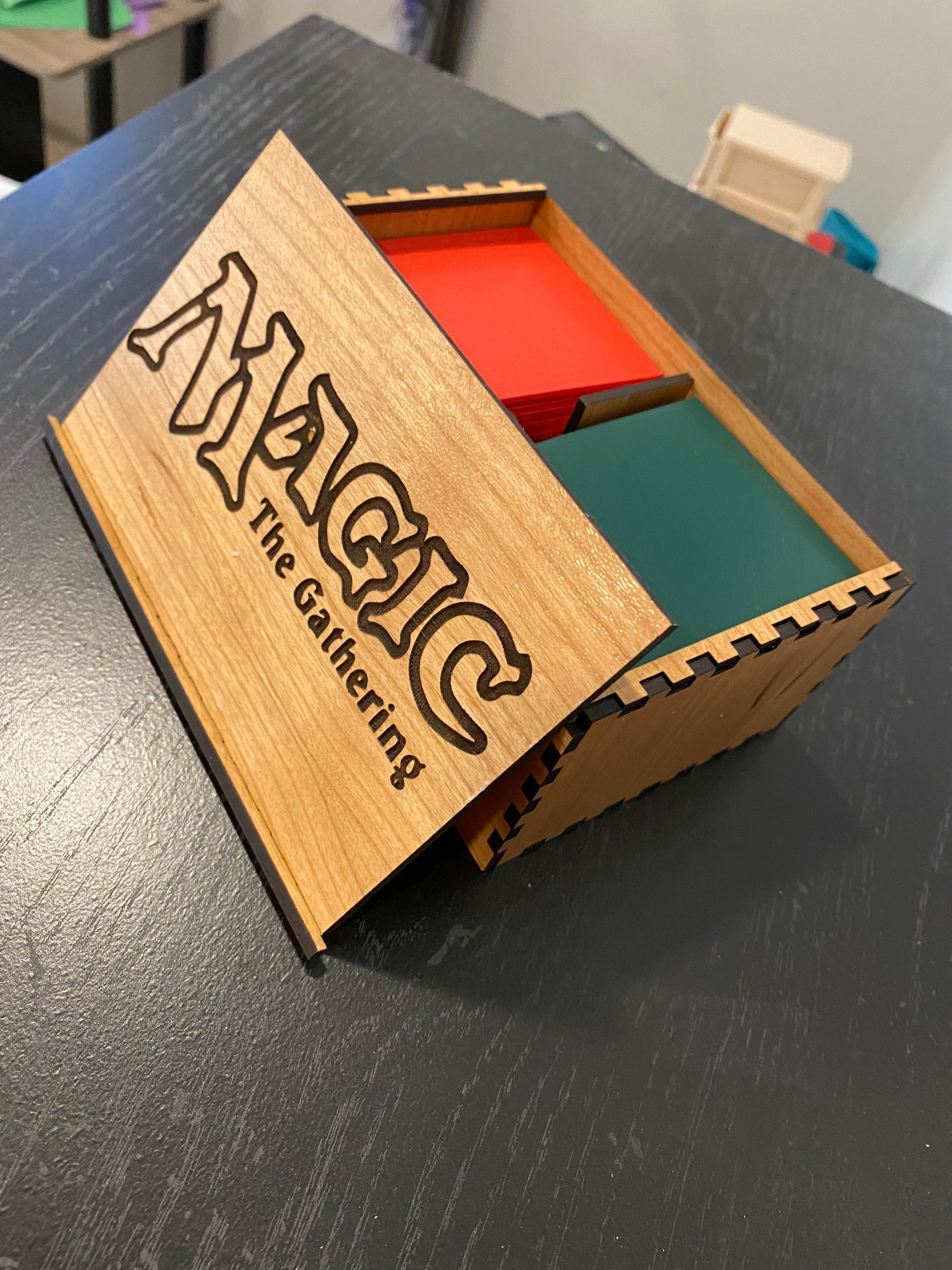 Magic the Gathering double deck box. | Etsy