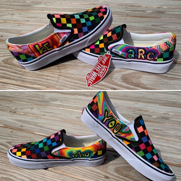 Custom Vans Slip Ons - Etsy