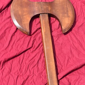 Handcrafted Wooden Training Practice Double Axe With Handle. - Etsy