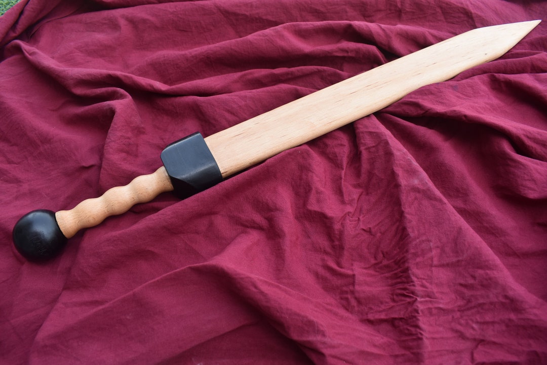 Hand-crafted Roman Gladius Pompeii Wooden Practice Sword – Authentic ...