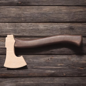 Handcrafted Medieval Wooden Practice Training Axe. - Etsy