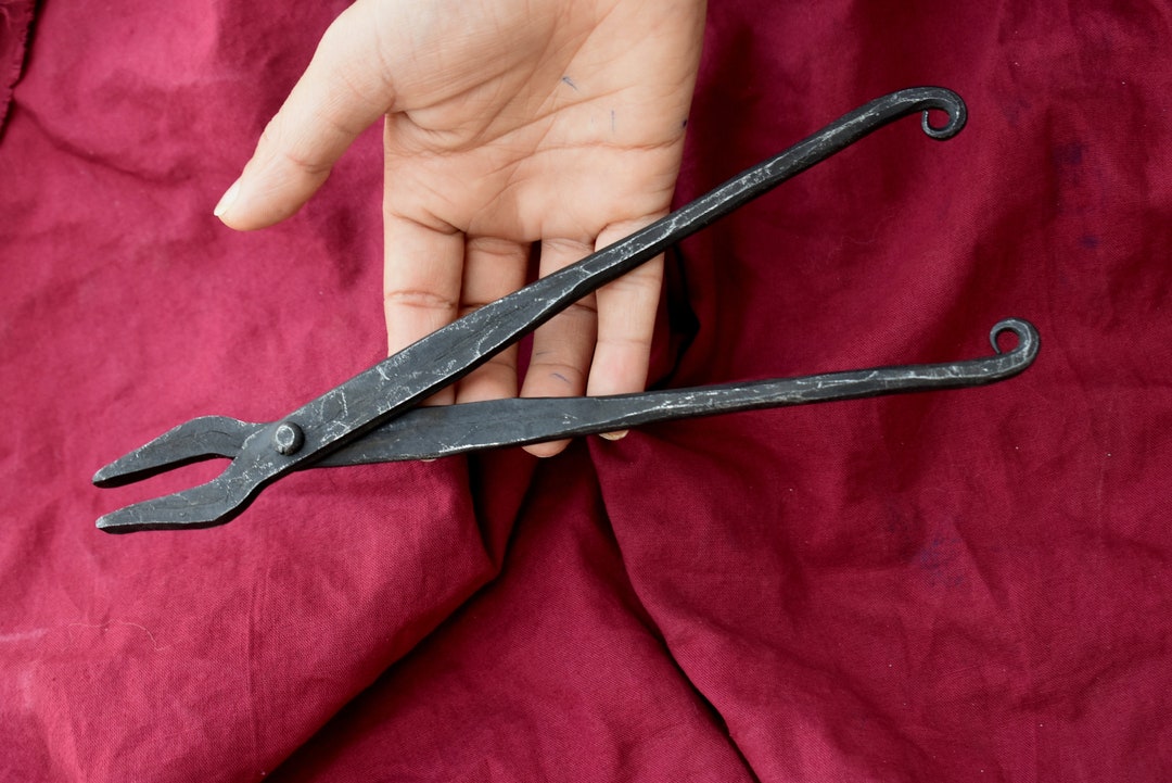 Handcrafted Medieval Blacksmith's Tongs - Authentic Ironwork for ...