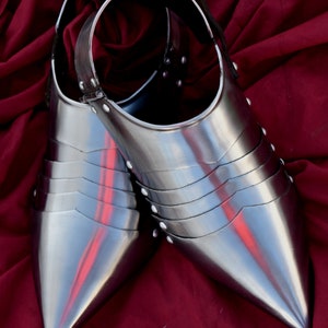 Medieval Steel Sabaton With Shoes Combo Pair Armor for Cosplay, Sca ...
