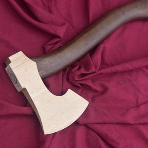 Handcrafted Medieval Wooden Practice Training Axe. - Etsy