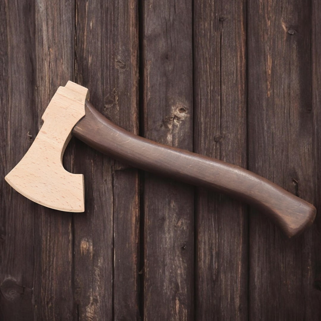 Handcrafted Medieval Wooden Practice Training Axe. - Etsy