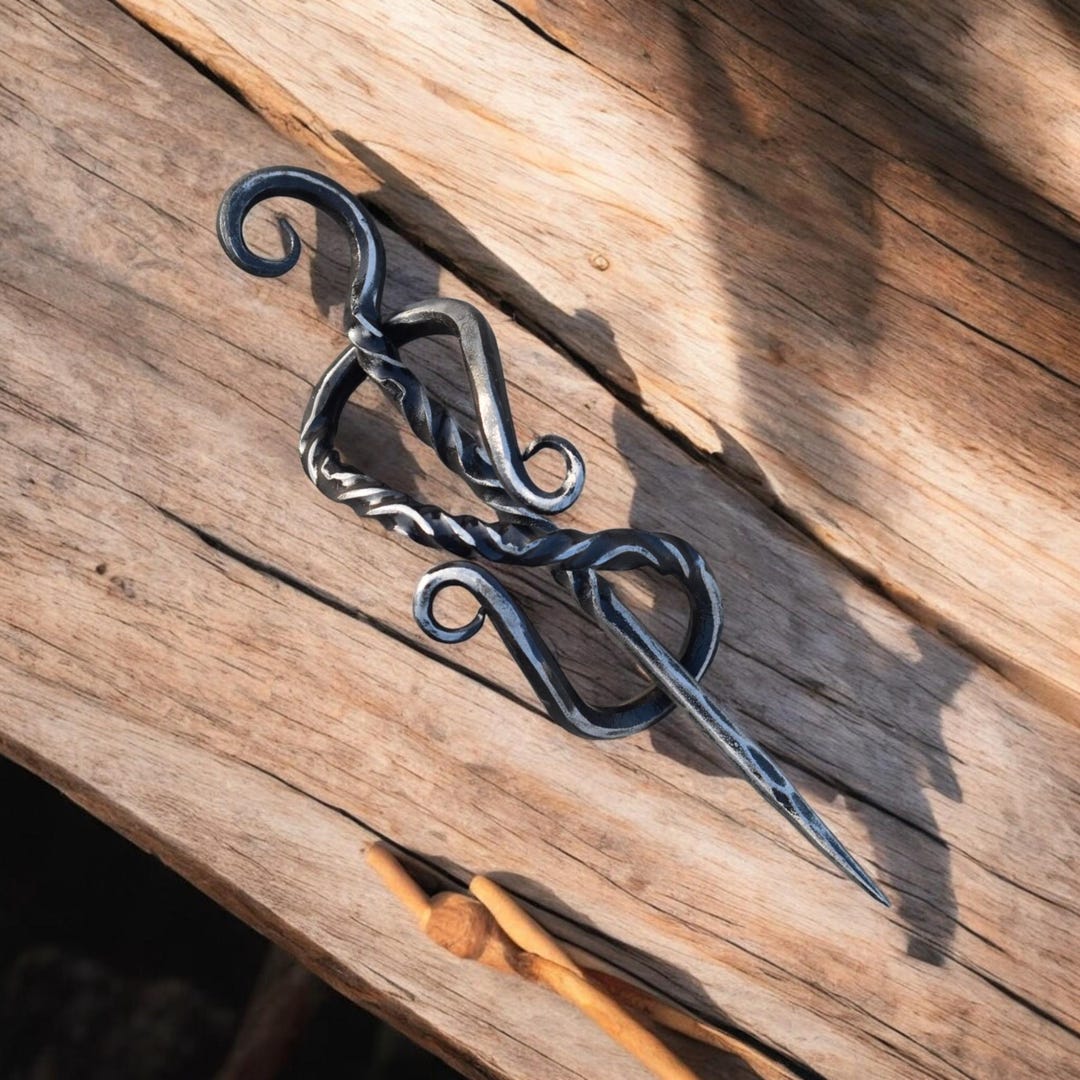 Hand Forged Medieval Iron Bun Holders & Makers. Best Gift for ...