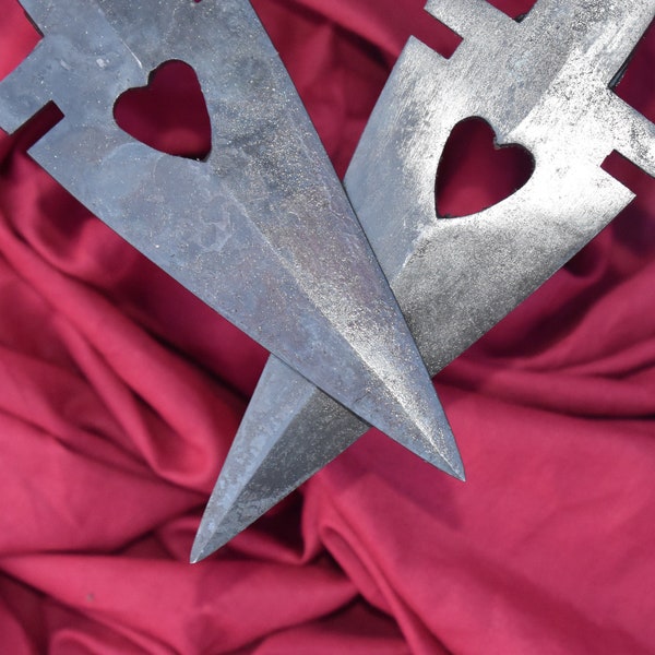 Hand Forged Heart - Etsy