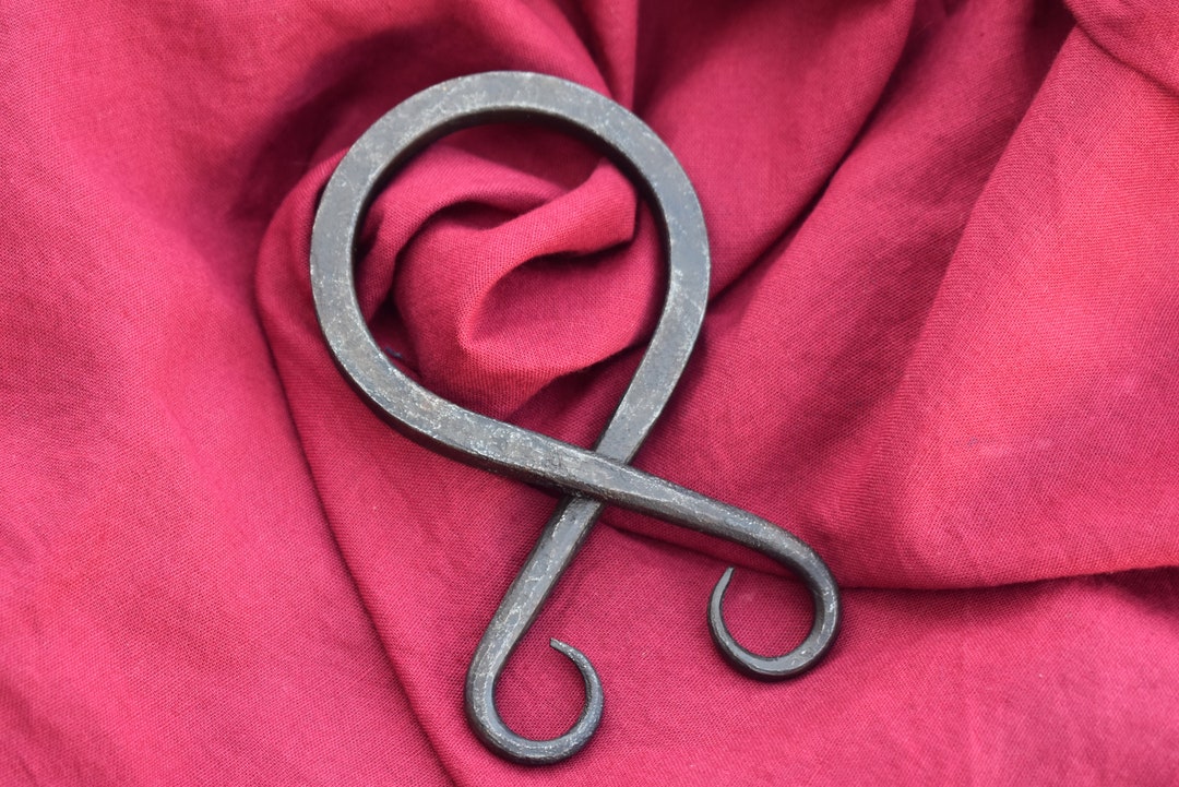 Hand Forged Medieval Iron Belt Buckle. Best Gift for Halloween ...