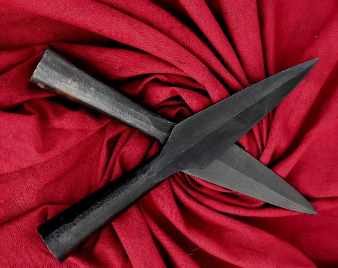 Hand Forged Medieval Viking Iron 8'' Spearhead High Carbon Steel ...