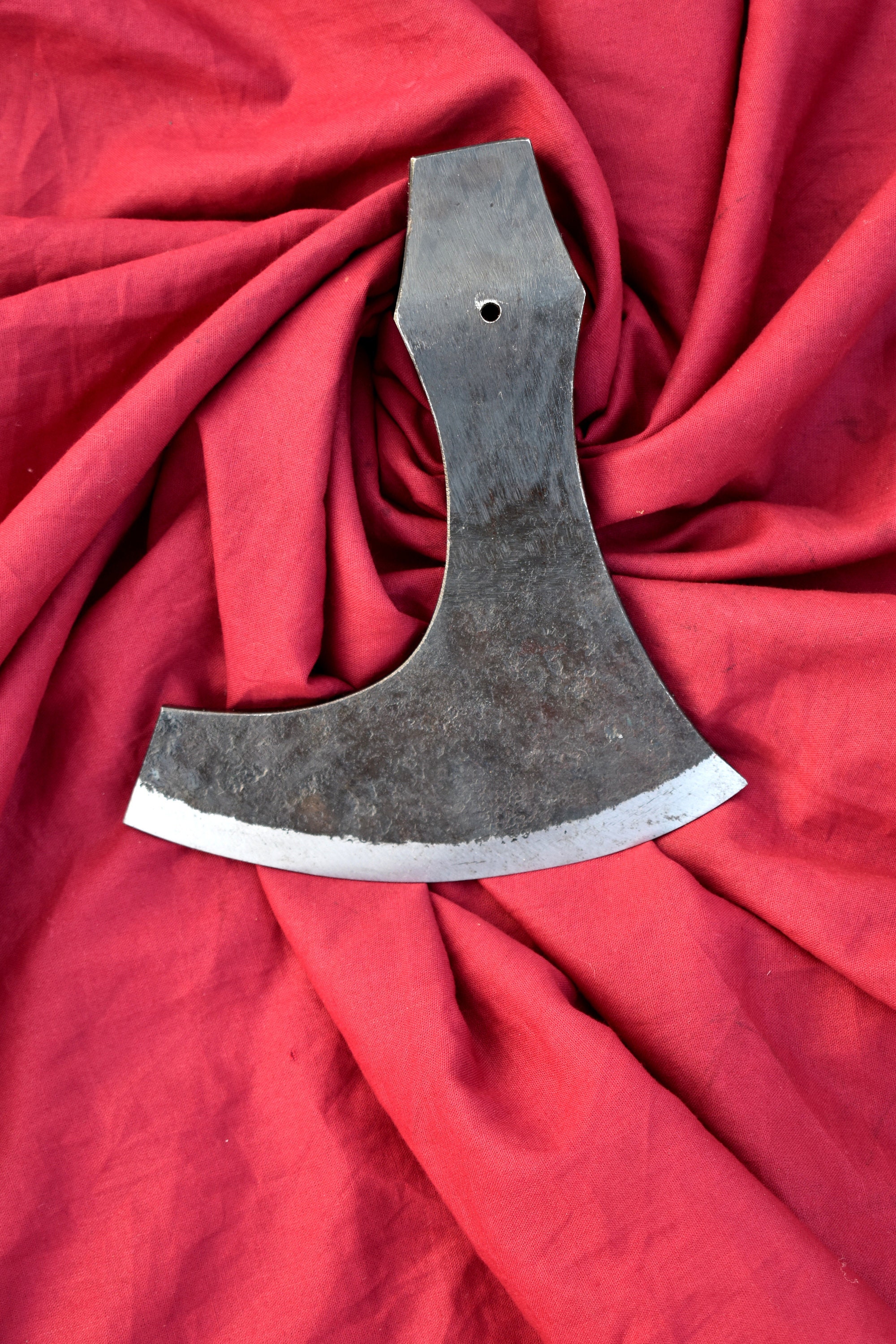 Viking Hand-forged Center Hole Axe Head - Etsy