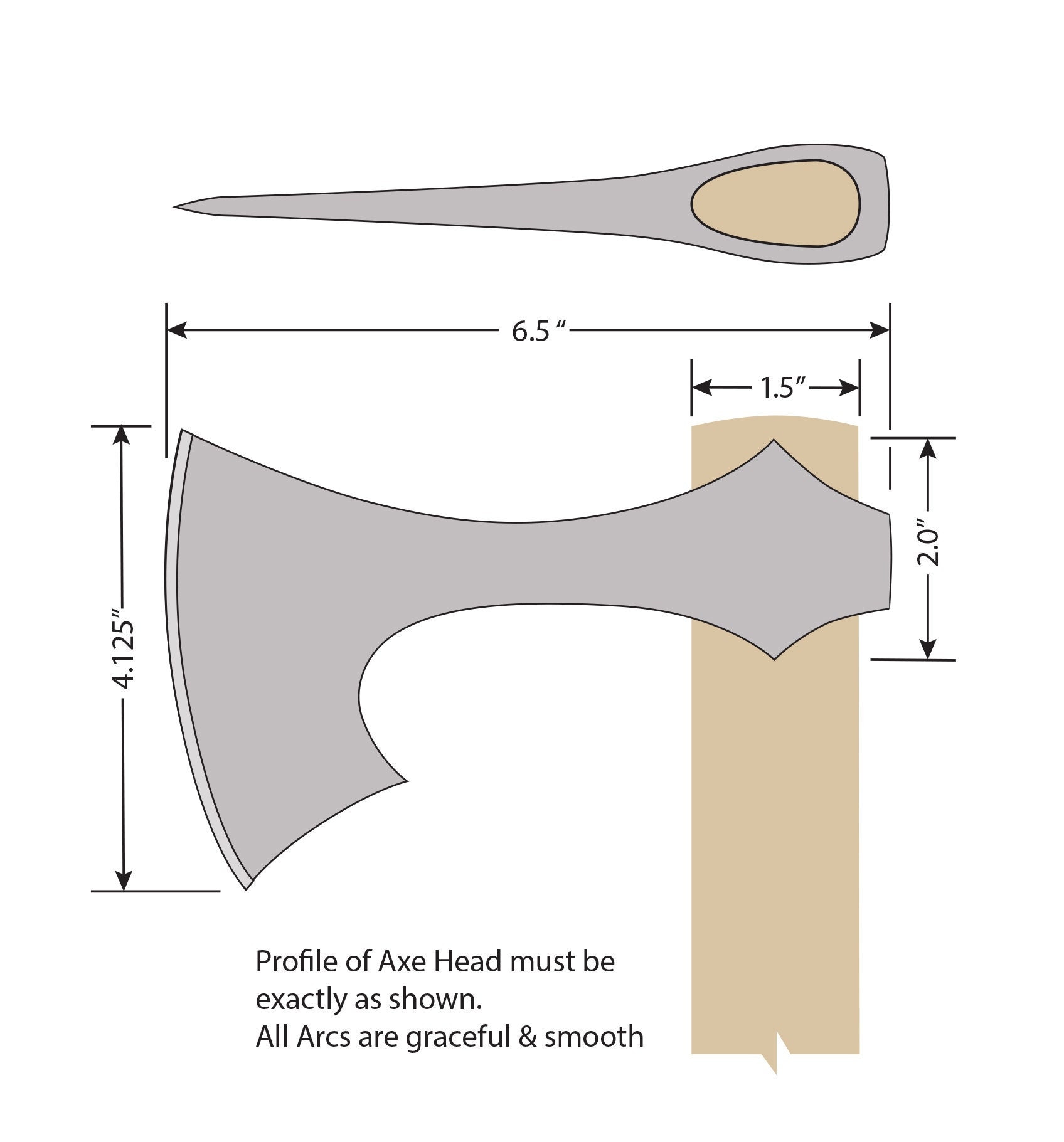 Customized Hand Forged Bearded Axe Head Set of 2 Size as per - Etsy