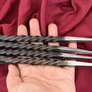 Hand Forged Viking Eating Spike Set of 4 - Etsy