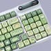 131keys Cute Matcha Cat Keycap Set, Green Keycaps, Bunny Keycaps, XOA ...