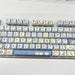 145keys Cute Cat Keycap Set, Blue Keycaps, MOC Profile Keycaps, PBT ...