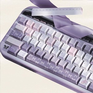 150 Keys Cute Muppets Keycap Set, Purple Keycaps, Foa/cherry Profile ...