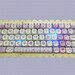 131keys Cute Cartoon Sheep Keycap Set, Purple Keycaps, XOA Profile ...
