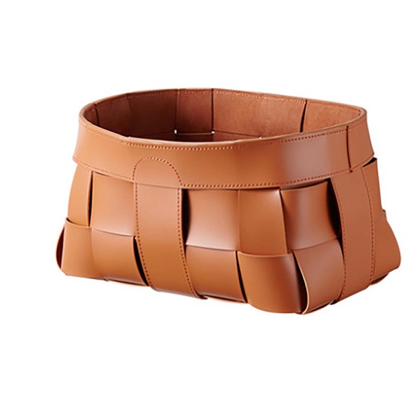 Leather Basket - Etsy