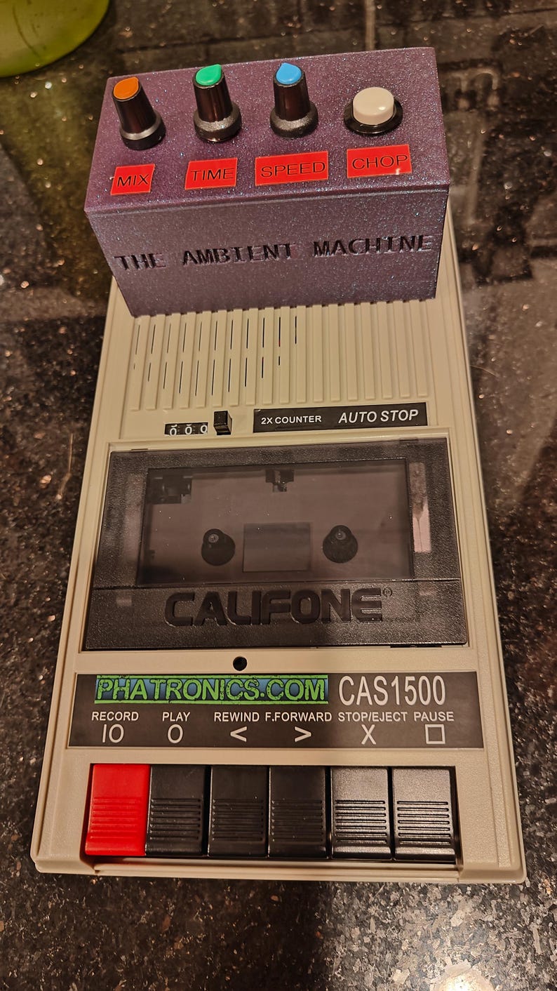Phatronics the the Ambient Machine Modified Cassette Player Sampler ...