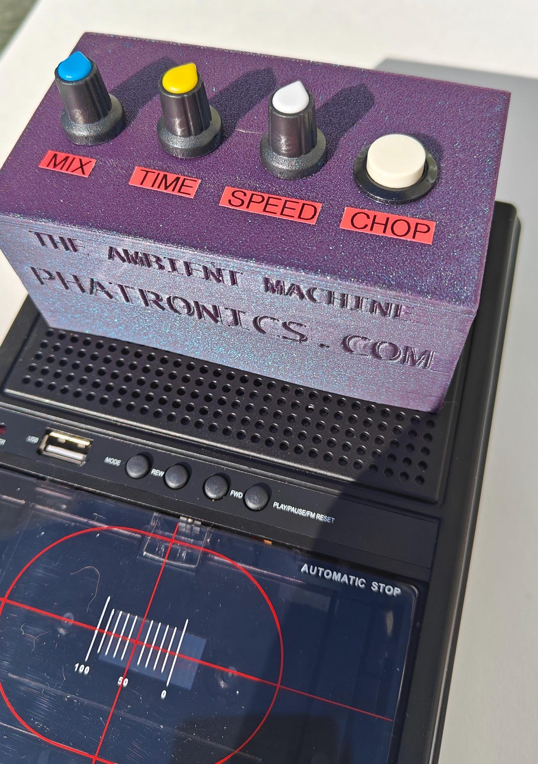 Phatronics the the Ambient Machine Modified Cassette Player Sampler ...