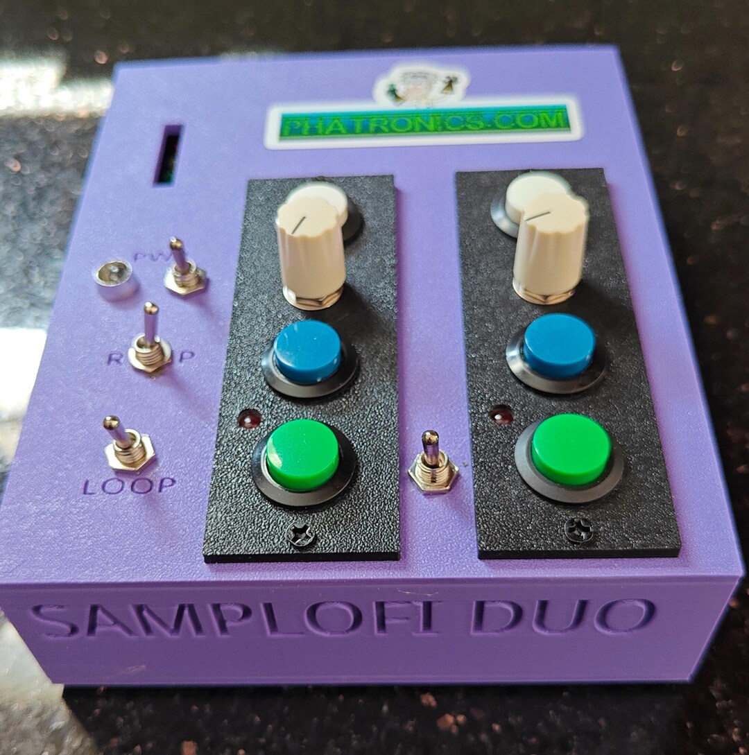 Phatronics Samplofi DUO 2 CHANNEL 8 Bit Lofi Sampler Instrument for Lo ...