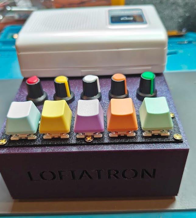 Handmade Lofi Cassette Sampler, Ambient Synth Keyboard - Etsy