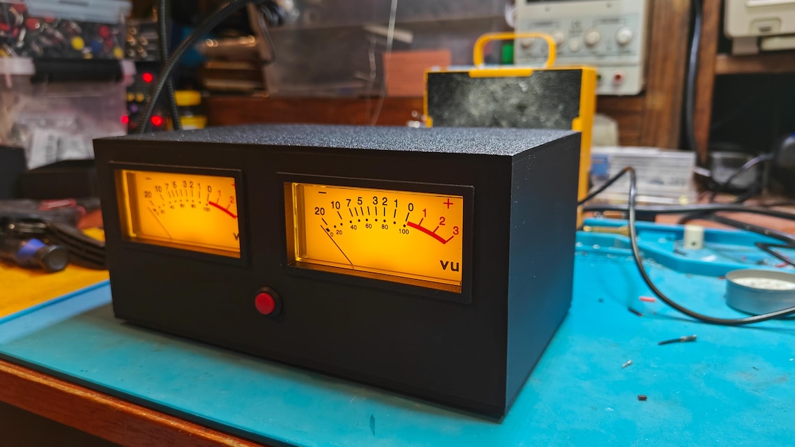 Phatronics the Big VU Analog VU Meter for Your DAW or Recording Setup ...