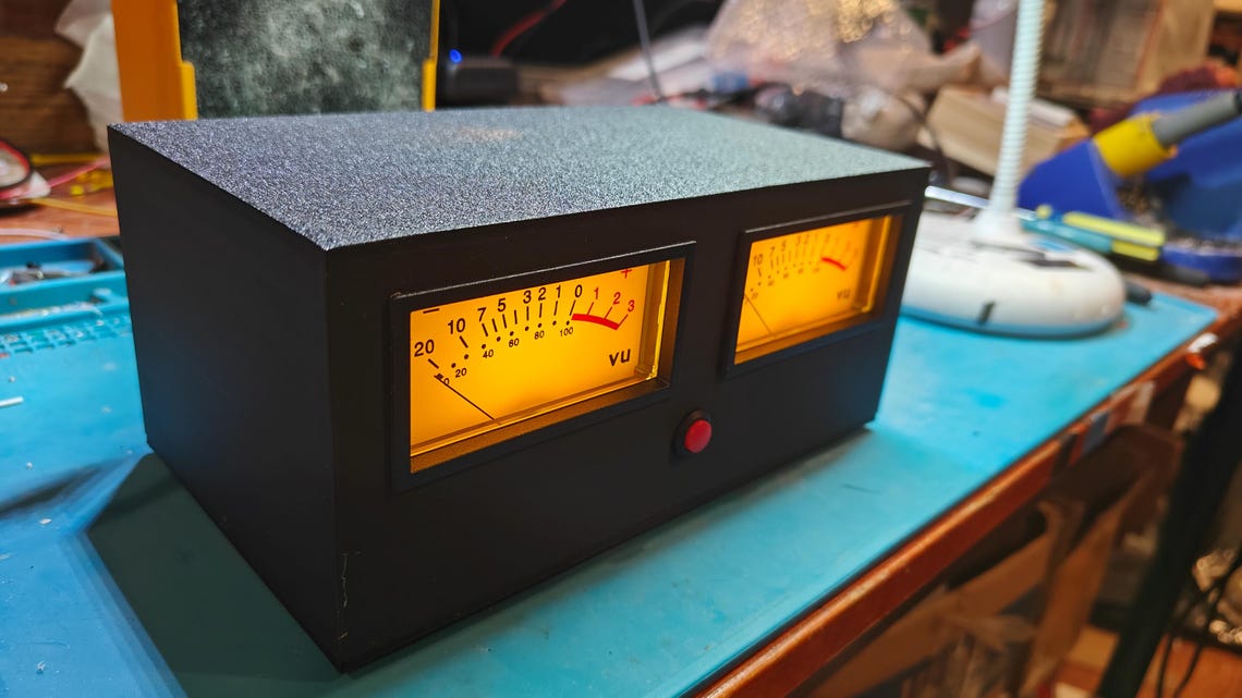 Phatronics the Big VU Analog VU Meter for Your DAW or Recording Setup ...