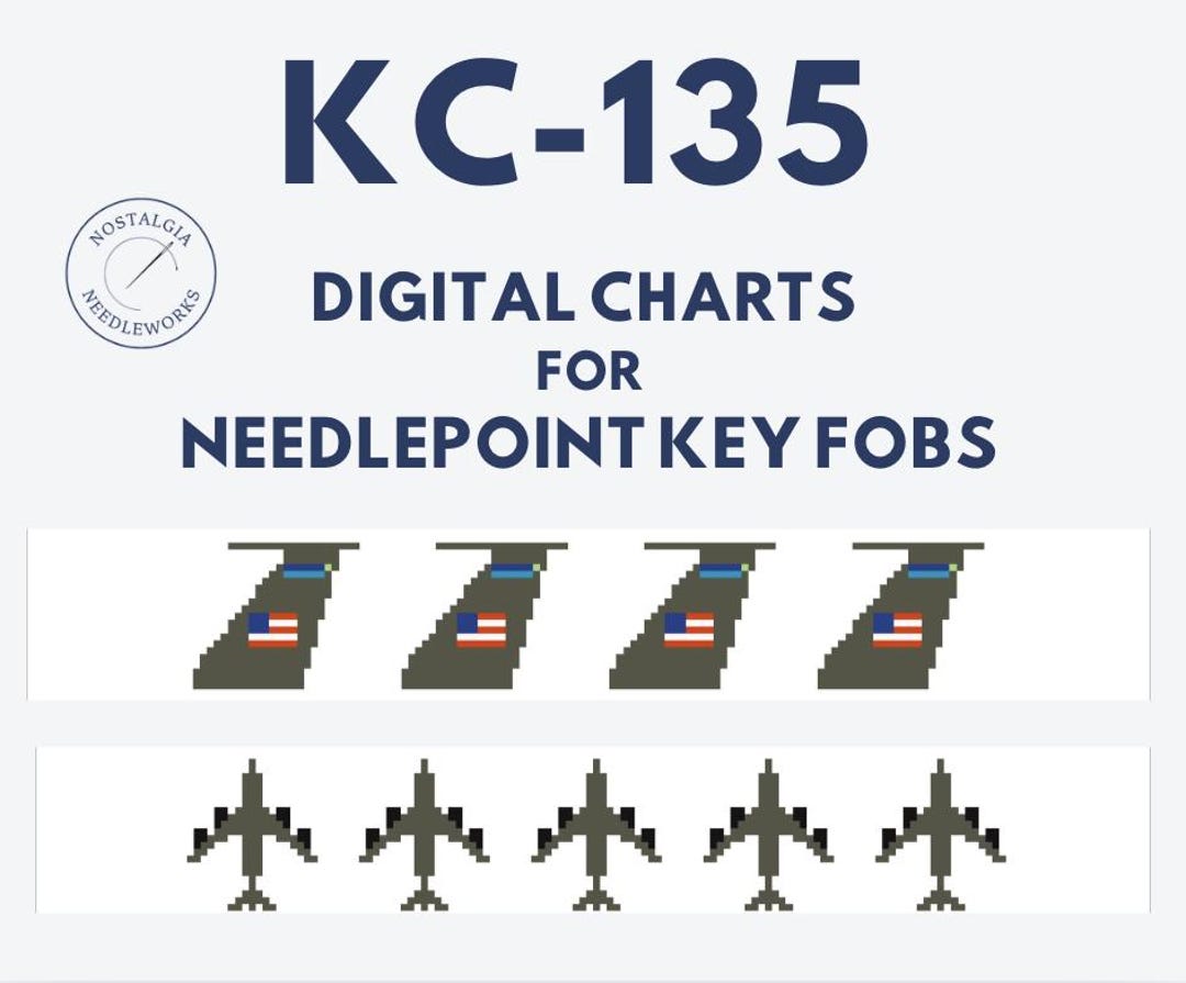 Air Force KC-135 Digital Charts for Needlepoint Key Fob - Etsy