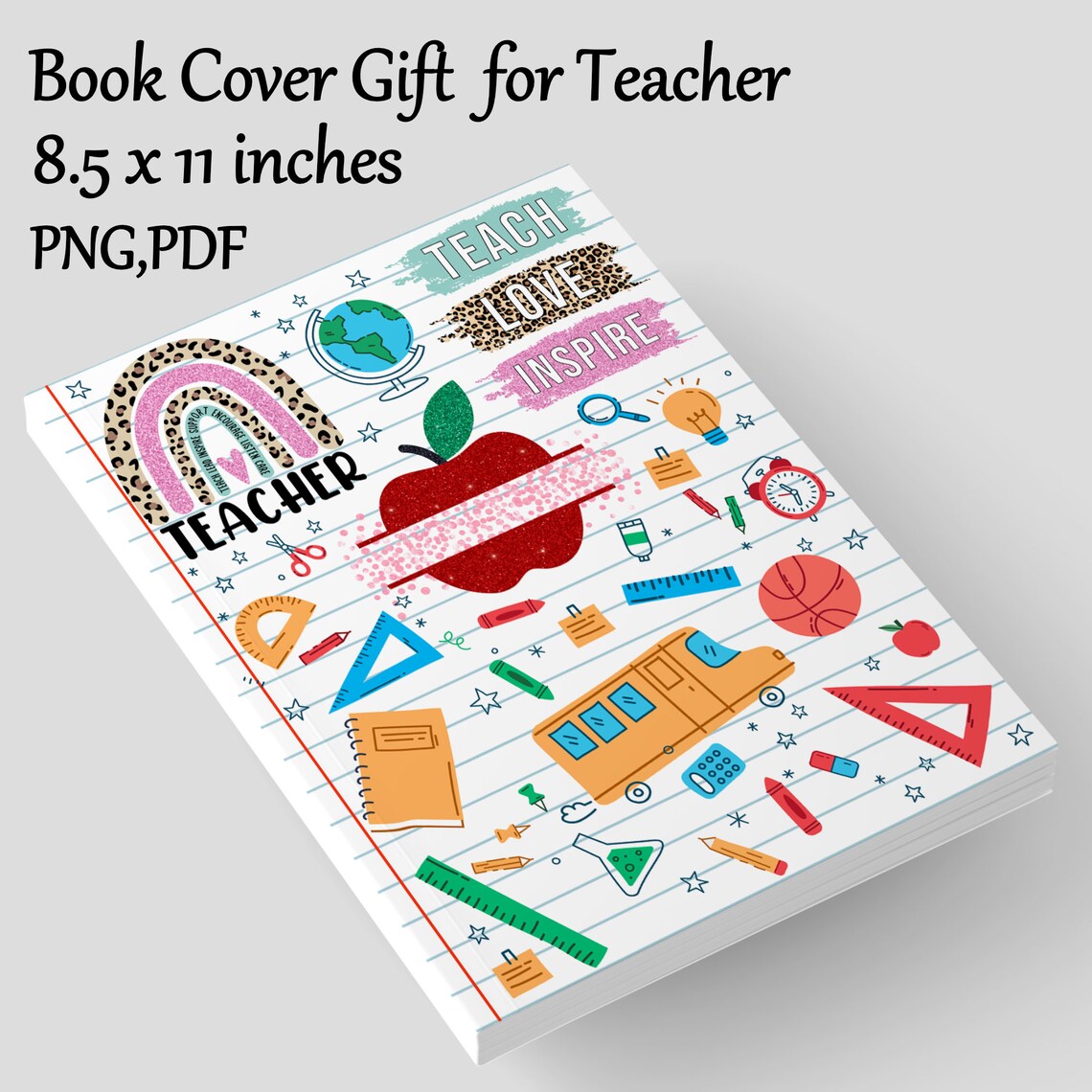 Teacher Daily Affirmations 8.5 X 11 Inches Notebook Journal - Etsy