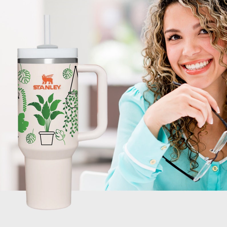 2 Designs 40oz Quencher Stanley Wrap Tumbleindoor Plants - Etsy