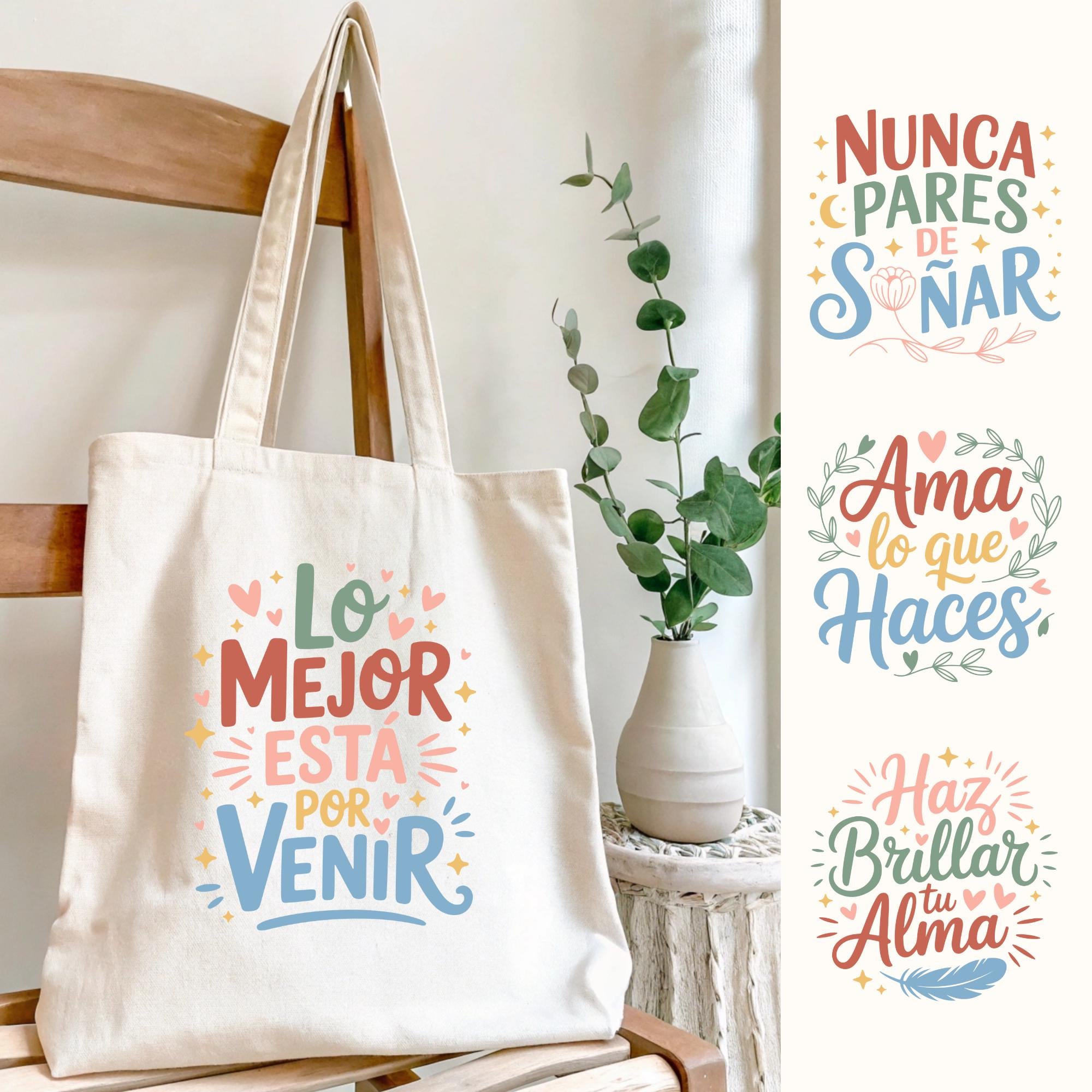 Spanish Motivational Quotes SVG Bundle: Empowered Latina Frases ...