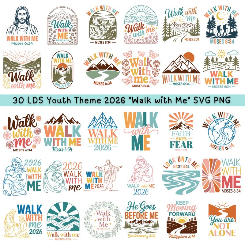 Lds Yw Theme 2026 Svg - Etsy
