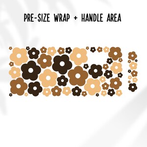 2 Designs 40oz Quencher Stanley Tumbler Wrap Tumbler Boho Flower ...