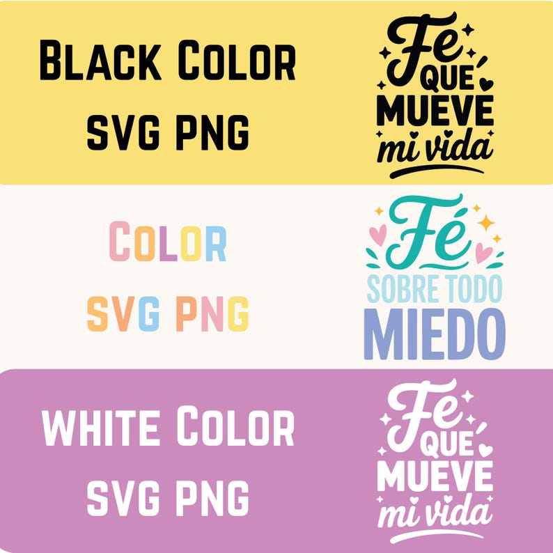 30 Spanish Bible Verse SVG Bundle: Religious Inspirational Quotes ...