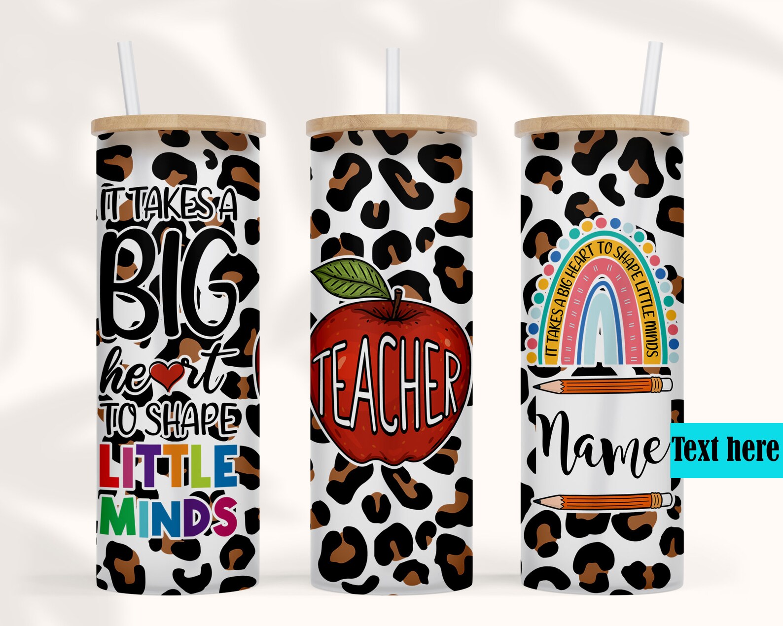 25 Oz Libbey Glass Can Tumbler Sublimation Design Rainbow Etsy