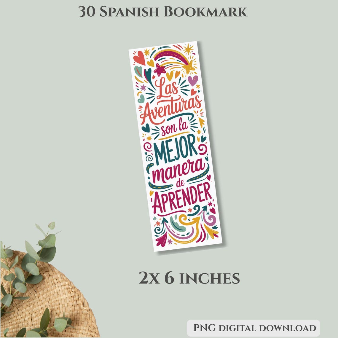30 Spanish Motivation Bundle Inspirational Frases Bookmark (digital ...