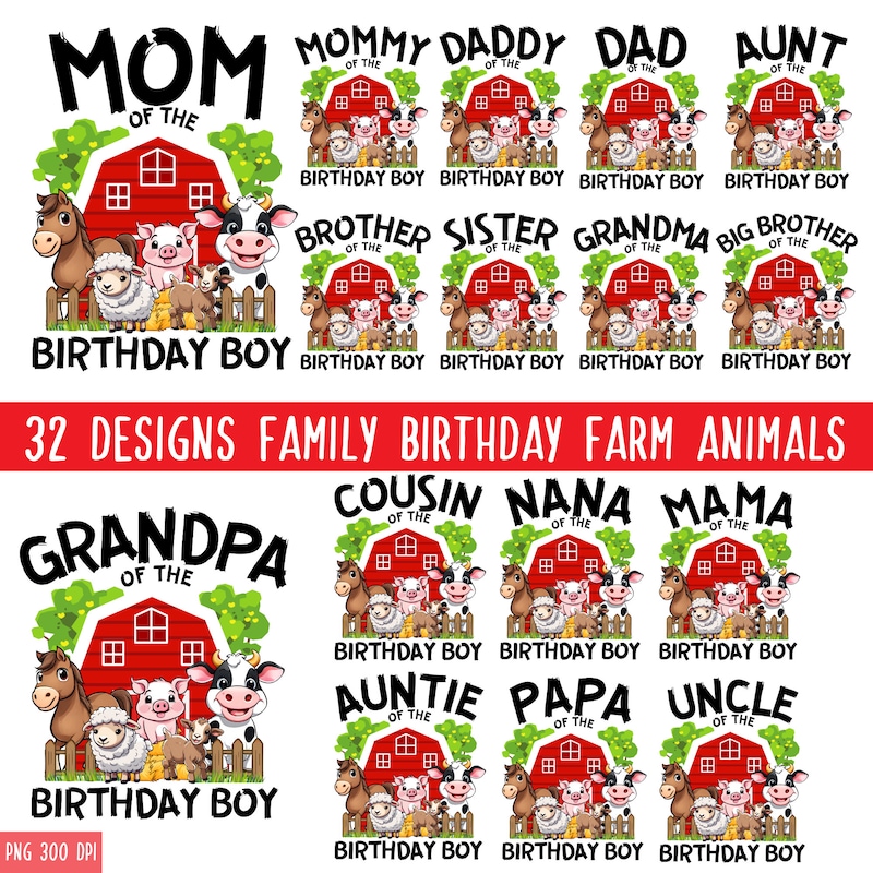 Farm Birthday Svg - Etsy