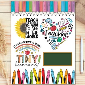 Teacher Book Cover 8.5 X 11 Inches Notebook Journal Cover Sublimation ...