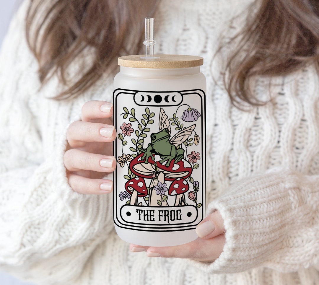 Frog Tarot Card PNG: Mushroom Flower Design (digital Download) - Etsy UK