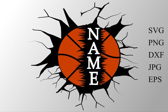 Name Basketball Svg Basketball Decal Svg Basketball Shirt | Etsy