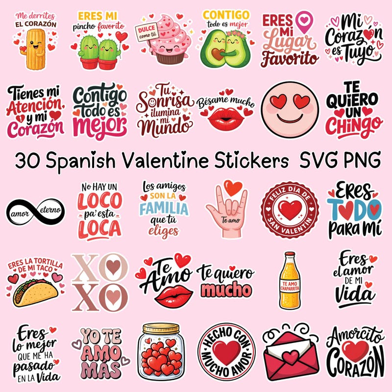 Stickers De San Valentin - Etsy