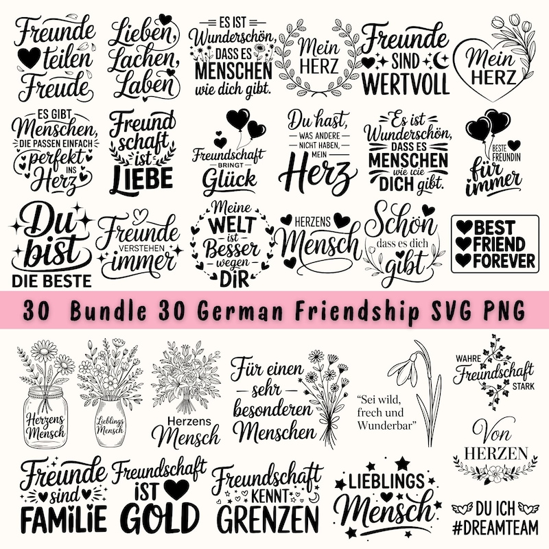 German for Friend - Etsy