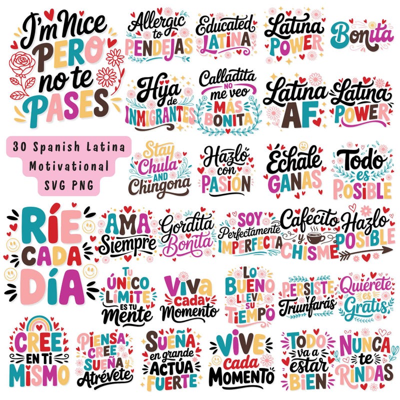 Spanish Svg Files - Etsy