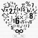 Math Heart SVG Png,math Lover Svg,teacher Student Math, Mathematics ...
