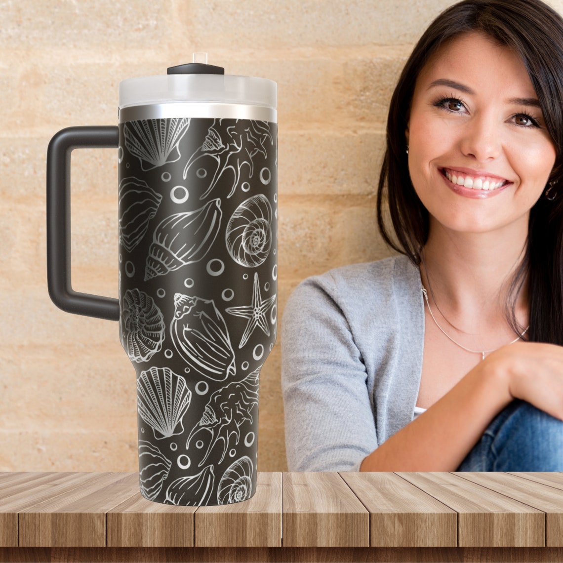 Under the Sea Laser Engraved 40oz Tumbler Wrap Design (SVG, PNG) - Etsy